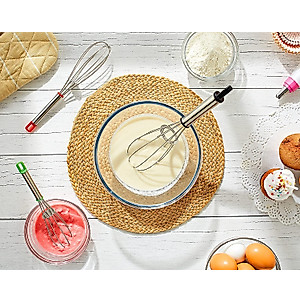 OMORTEX Maharaja Combo Of Manual Hand Blender, Whisk, Stainless Steel Masher, Spatula With Brush & 2 in 1 Strainer-Greater (Pack Of 6)