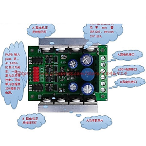 JEMITA DC Motor Drive Module DC Motor Driver 20A/500W high Power Governor Dual
