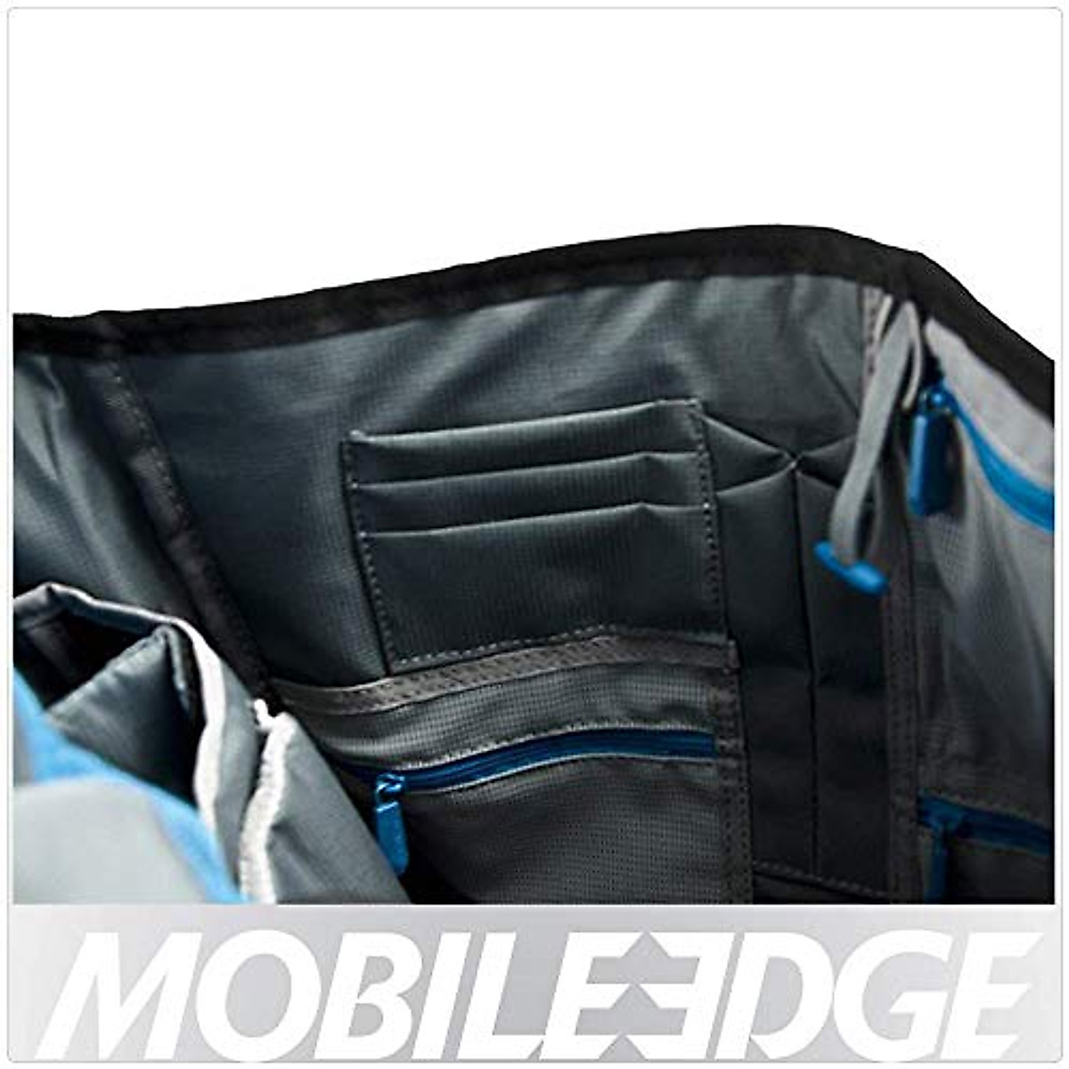 Alienware Vindicator 2.0 Gaming Laptop Messenger Bag, 13 inch/15 inch/17 Inch for Students, Gamers, Black/Teal Blue (AWV1317M2.0)