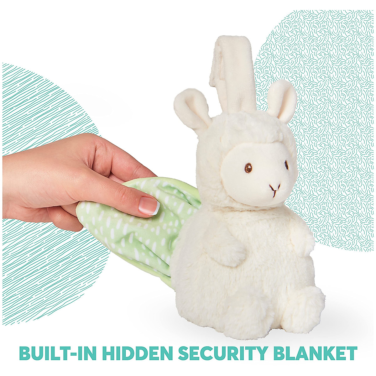 GUND Baby Lil’ Luvs Tuck-Away Lovey, Liam Llama, Ultra Soft Animal Plush Toy with Built-in Baby Blanket for Babies and Newborns