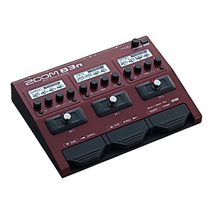 Zoom B3n Bass Guitar Multi-Effects Processor Pedal, With 60+ Built-in effects, Amp Modeling, Stereo Effects, Looper, Rhythm Section, Tuner