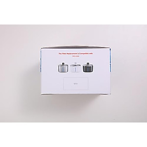 FEELNEEDY 10 Pack Pet Water Fountain Filter Replacement for 135 fl oz/4L Wilreless Cat Water Fountain (for YPD-C004S,YPD-C004P)