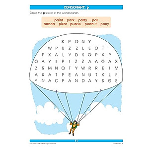 School Zone - Big Spelling Grades 1-3 Workbook - 320 Pages, Ages 6 to 9, 1st Grade, 2nd Grade, 3rd Grade, Letter Sounds, Consonants, Vowels, Puzzles, Games, and More (School Zone Big Workbook Series)