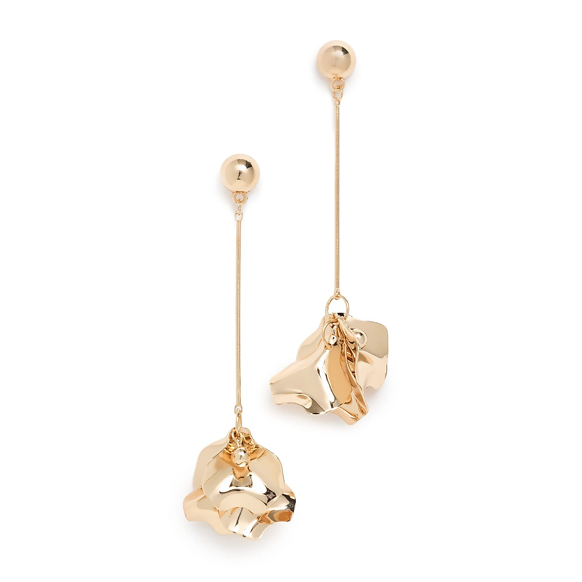 SHASHI Women's Petunia Earrings, Gold, One Size