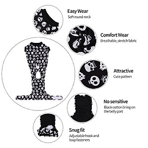 CuteBone Dog Surgery Recovery Suit Cat Surgical Onesie Female Body Suits Male Prevent Pet from Licking Wounds SSF05XL