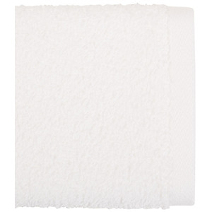 Amazon Basics Fast Drying, Extra Absorbent, Terry Cotton Washcloths - Pack of 60, White, 12 x 12-Inch