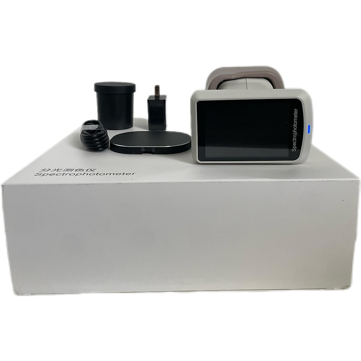 VTSYIQI Spectrophotometer Portable Spectrophotometer D/8 Spectrocolorimeter with Accuracy 0.04 Aperture Φ8mm Φ11mm 10000 Data Storage Ultra high Repeatability Auto Calibration for Printing ASTM ISO