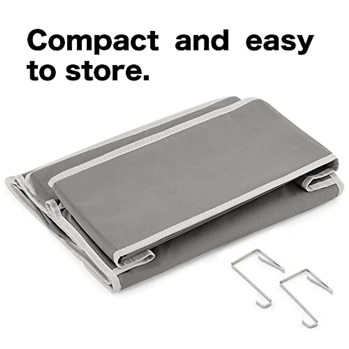 EZOWare 2PACK Over the Door Hanging Organizer with 4 Pocket, Home Storage Organizer with Hook for Pantry Baby Nursery Bathroom Closet Dorm