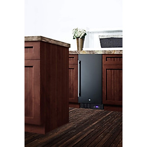 Summit SCFF1533BIF Cabinet Freezer with 2.45 cu. ft. Total Capacity Frost Free Operation Adjustable Chrome Shelves Sabbath Mode Setting and 100% CFC Free in Panel