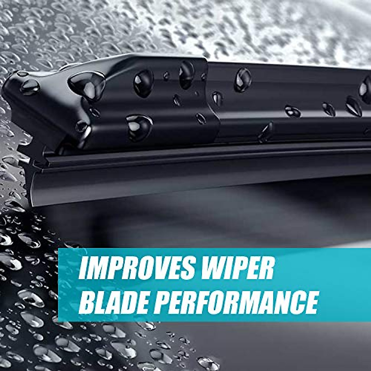 Invisible Glass 91400-4PK Clean and Repel Windshield Washer Fluid Additive Concentrate Convenient Single Use to Repel Rain, Sleet, and Snow from Auto Glass and Improve Driving Visibility