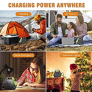 Portable Power Station 97Wh Generator Laptop Charger 26400mAh Battery Pack with AC Outlet 110V Laptop Battery Charger Portable Generators for Home Use Portable Power Bank for Camping Emergency