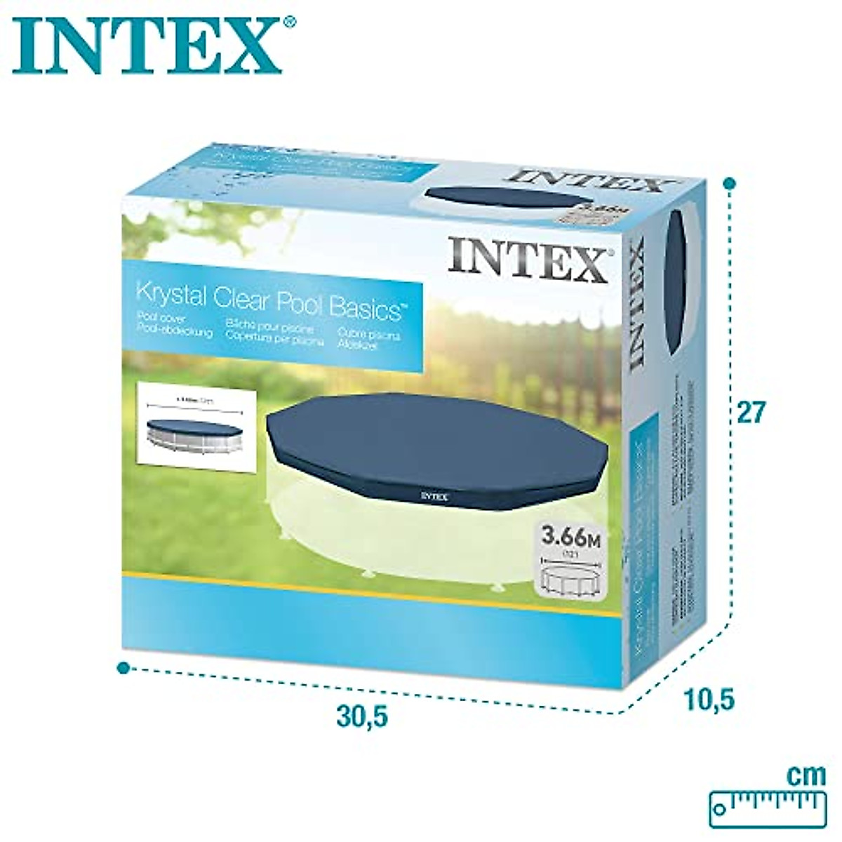 12' Intex Frame Set Pool Cover