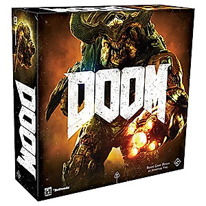 Doom The Board Game (2nd Edition) - Sci-Fi Combat Strategy Game Based on the Video Game for Kids & Adults, Ages 14+, 2-5 Players, 90 Minute Playtime, Made by Fantasy Flight Games