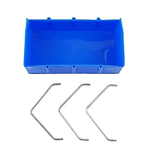 OMEM Bird Feeder Water Food Feeding,Bird Cage Feeder,Bird Outdoor Feeding Trough,Storage Feed Supplies (20CM)