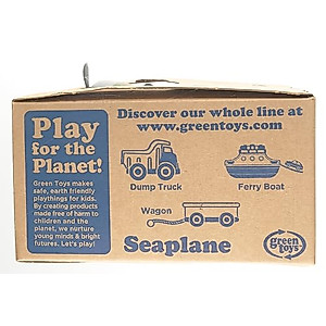 Green Toys Seaplane in Green Color - BPA Free, Phthalate Free Floatplane for Improving Pincers Grip. Toys and Games ,9 x 9.5 x 6 inches