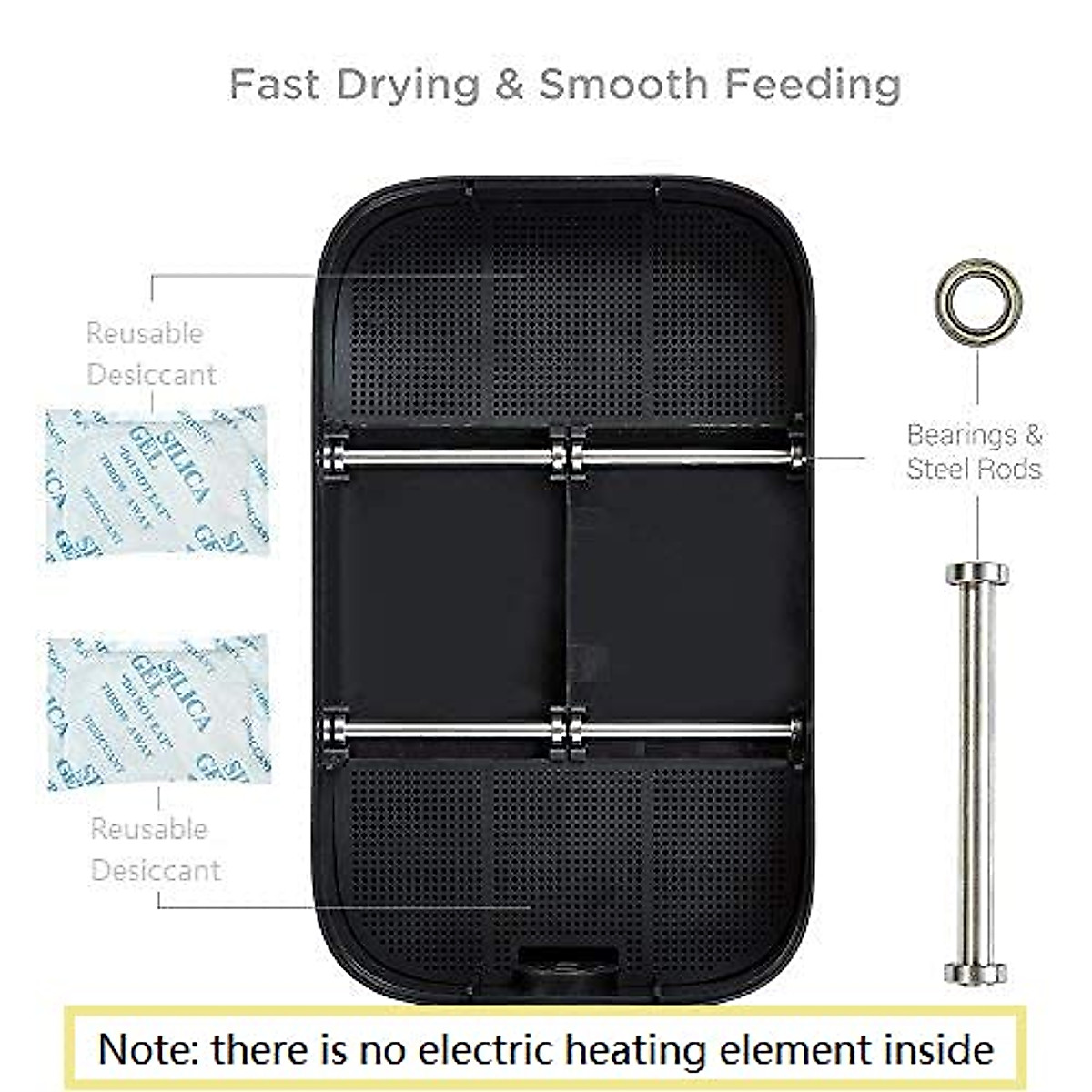 Polymaker Filament Storage Box for 2x1kg Spools or 3kg Spool- PolyBox Edition II 3D Printer Filament Storage Filament Holder 3D Filament Spool Storage Box 3D Printing Filament