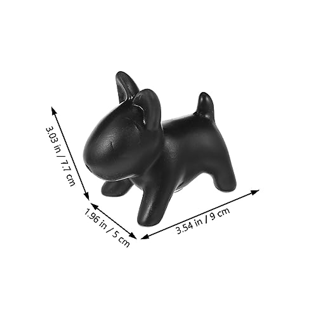 UPKOCH 2pcs Dog Salt and Pepper Shaker Set Cute Ceramic Dog Figurine Spices Jars Condiment Pots Seasoning Container Novelty Puppy Kitchen Accessories for Dog Lover