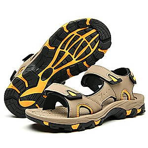 Gyeice Mens Sandals Comfortable Open Toe Beach Sandal Outdoor Summer Sport Sandals,Size 13