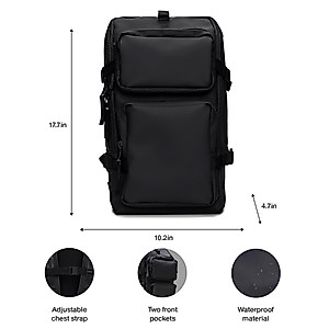 RAINS Trail Cargo Backpack (Black)