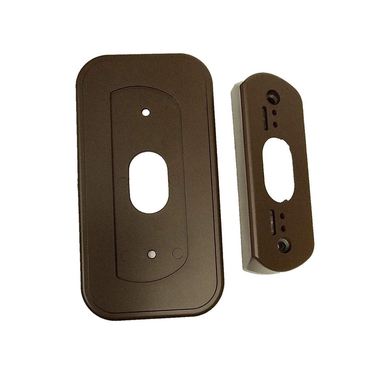 Wall Plate with 30 Degree Angle Mount for Nest Hello Video Door Bell - Coffee