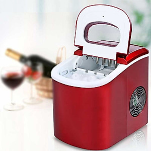 LUKEO Electric Ice Cube Maker Machine Portable Generator Cooler Compressor Chopper for a House Bars Restaurants Shops