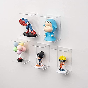 ihomecooker 12 Pack Clear Arylic Display Risers(4"×3"×2") &8 Pack Clear Arylic Display Risers(4"×4"×4") (20 Items)