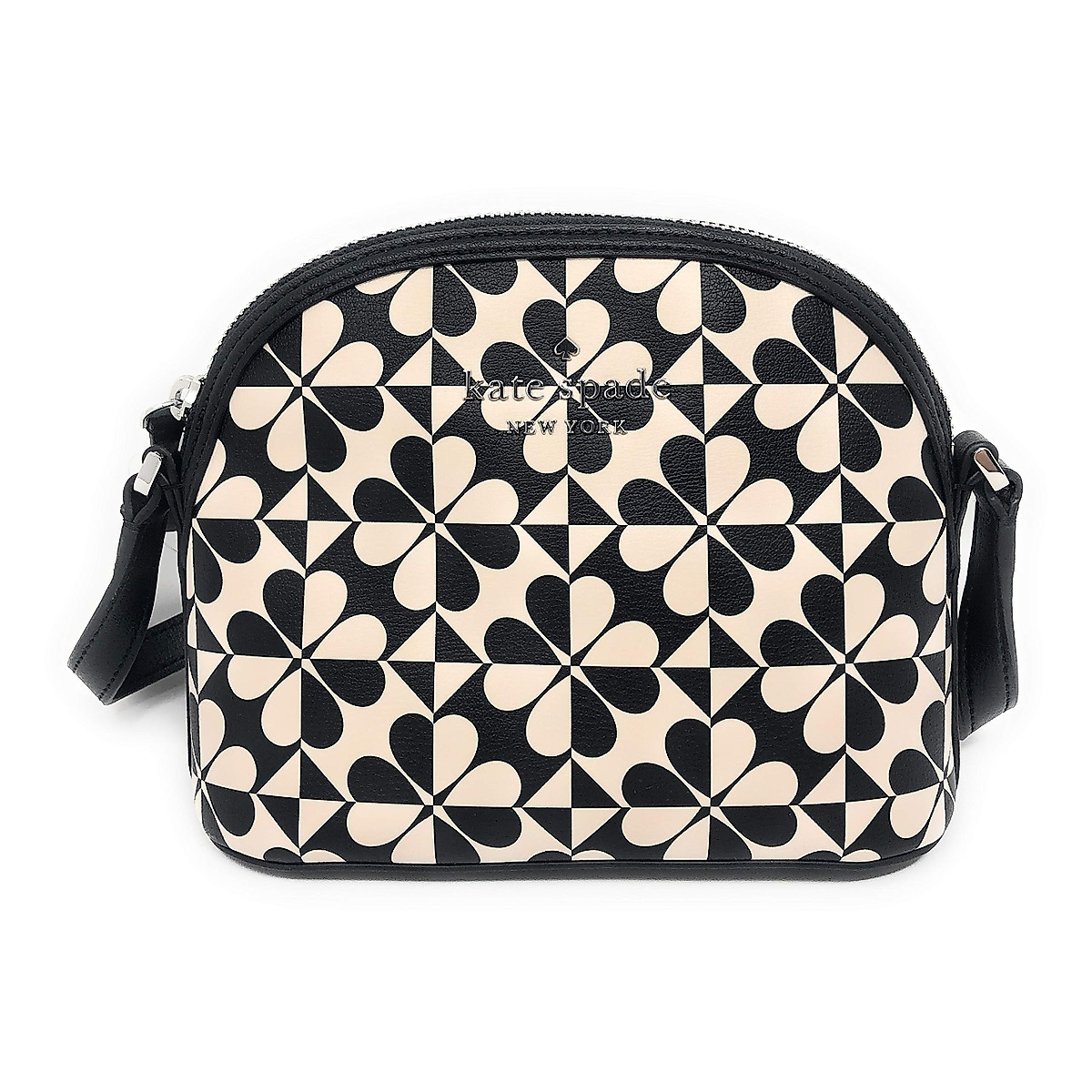 kate spade new york Hollie Spade Clover Dome Crossbody Black Multi One Size