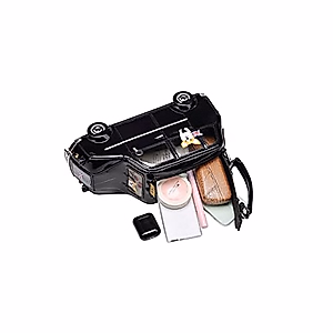 Vendula London - London Cats and Corgis Black Cab Novelty Collectible Bag w Crossbody Strap