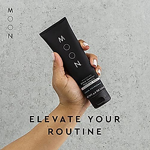 MOON Stain Removal Whitening Toothpaste, Fluoride-Free, Lunar Peppermint Flavor for Fresh Breath, for Adults 4.2 oz