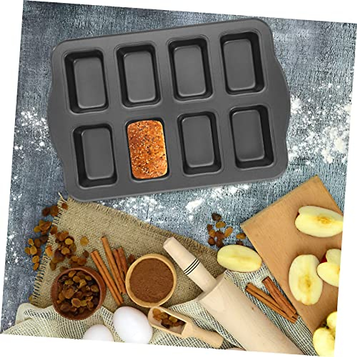 RORPOIR Square Tool Square Cake Pans Square Baking Dish Mini Loaf Tin Mini Loaf Tins Cupcake Tins Bread Pans Square Cupcake Pans Kitchen Cake Pan Small Baking Dish Brownie Muffin To Bake
