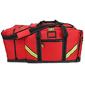 Lightning X Firefighter Premium 3XL Step-In Turnout Gear Bag - Red w/NO LOGO (Customizable)