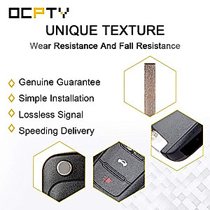 OCPTY 2 X Flip Key Entry Remote Control Key Fob Replacement for Chevy for Camaro 2010-2016 for Chevy for Cruze 2010-2016 for Chevy for Equinox 2010-2016 for Chevy for Malibu 5461A-01060512 4 Buttons