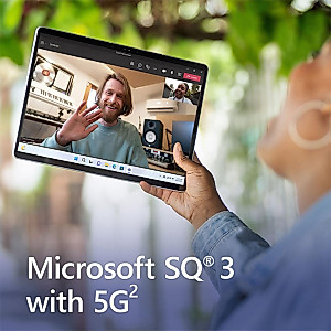 Microsoft Surface Pro 9 Tablet - 13" - SQ3-8 GB RAM - 128 GB SSD - Windows 11 Pro - 5G - Platinum