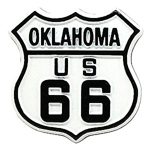 Route 66 Oklahoma Road Sign Fridge Magnet