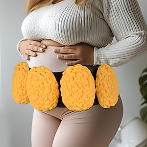 SimCoach Fat Replica 5 Lb with Belt, Wearable Human Body Fat Replica, Keep Fit & Weight Loss Motivation & Reminder, Human Fatty Tissue Demonstration Model for Nutritionist