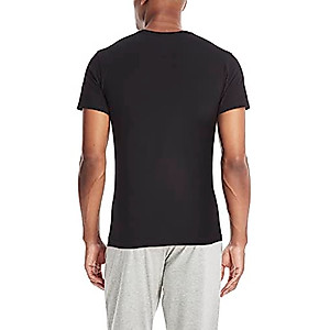 POLO Ralph Lauren Underwear Men's 3 Pack Slim Fit Crew Tees, Black, S