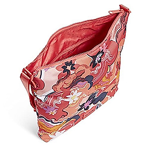 Vera Bradley Women's Recycled Lighten Up Reactive Hipster Crossbody Purse, Rosa Agate, One Size