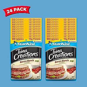StarKist Tuna Creations Bacon Ranch, 2.6 Oz, Pack of 24