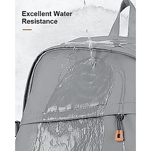 coowoz College Backpack Waterproof Black College Bags For Women Lightweight Travel Rucksack Casual Daypack Laptop Backpacks For Men Women (Grey S)