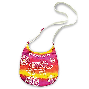 Creativity for Kids Bag Boho Batik Bag, Gold,White
