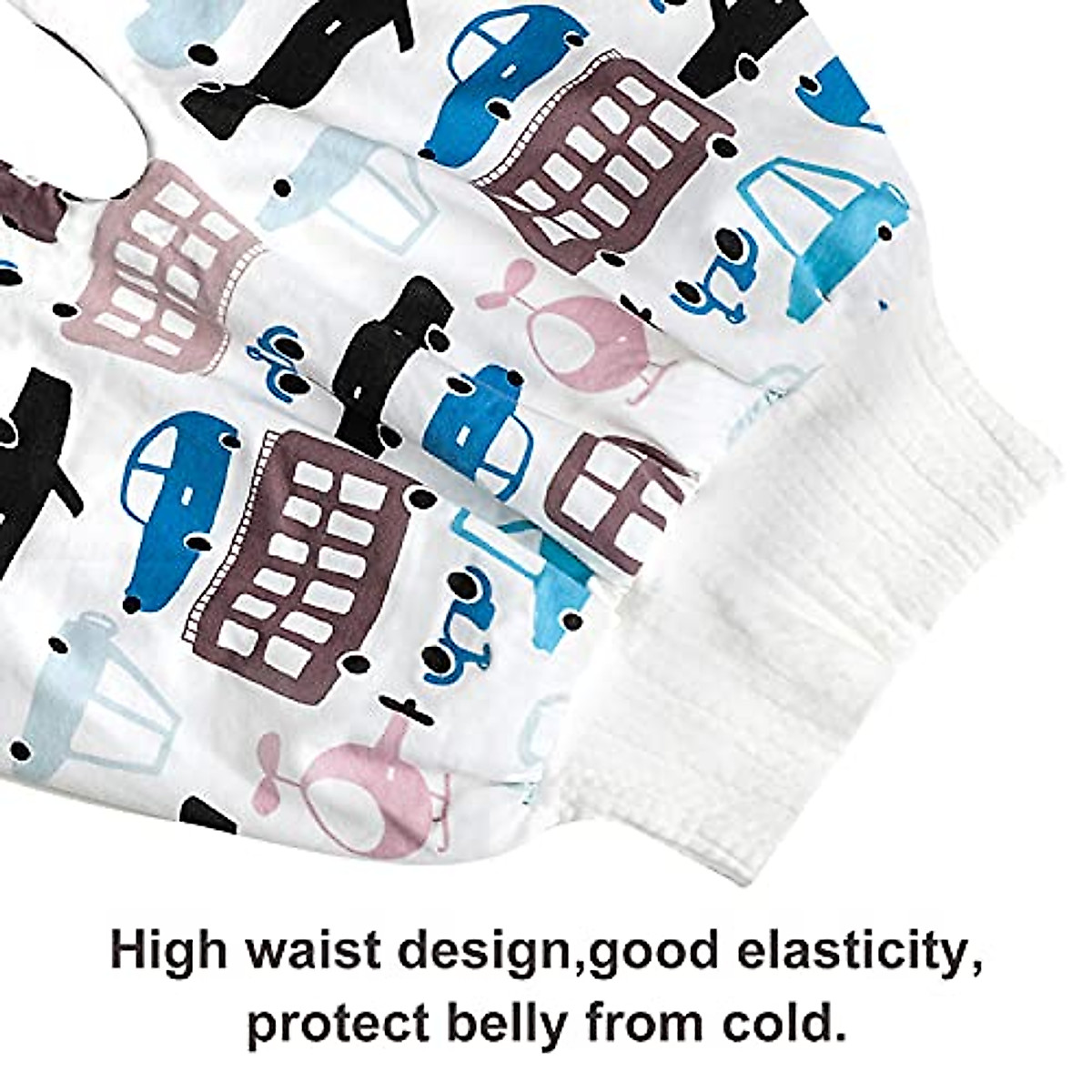 2 Packs Waterproof Diaper Pants Potty Training Pants for Baby Boy and Girl Night Time 4-8T