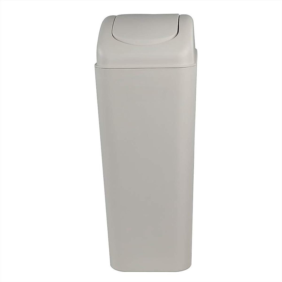 Obstnny 14L Slim Plastic Trash Can for Narrow Spaces at Home or Office, Kitchen, R