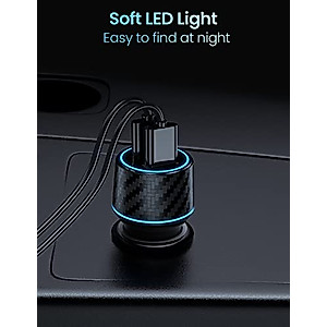 Car Charger, GBEAST Total 36W Mini USB Car Charger with Fast Charging Dual QC3.0 Port(Each Port 18W) Car Phone Charger Compatible with Samsung Galaxy S22/S21/S20 Plus/Ultra /S10+/S10, iPhone 14 etc