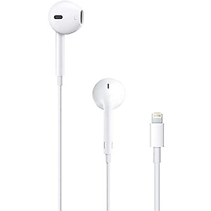 Case Logic Apple Headphones Lightning Earphones iPhone Earbuds, Wired in Ear Stereo Noise Canceling Isolating for 14 13 12 11 Pro Max X XS 8 7 SE, White (Built Microphone & Volume Control) GTR00