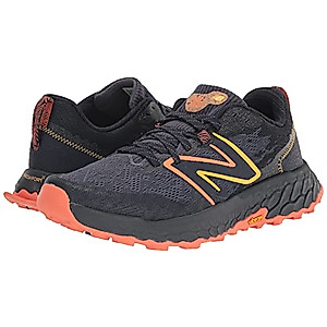 New Balance Men's Fresh Foam X Hierro V7 Running Shoe, Thunder/Vibrant Orange/Vibrant Apricot, 10 Wide