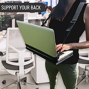 Walking Desk Mobile Laptop Desk, Hands Free Wearable Desk Mobile Laptop Harness, Standing Desk Walking Desk for Clipboard or 13" Laptop