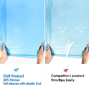 GINMIC Disposable Emergency Rain Ponchos for Kids and Adults, Family Pack with 12pack, 4color