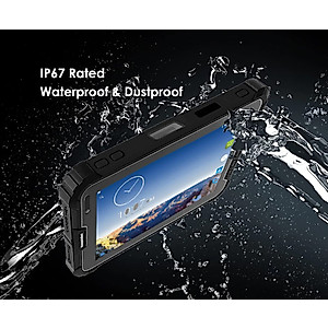 Ultra Rugged Android Enterprise Tablet PC with Barcode Scanner, 8-inch / IP67 Fully Waterproof/Integrated Zebra 1D 2D Scan Engine/Wi-Fi & 4G, for Enterprise Data Capture