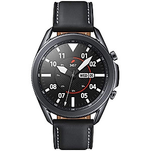 Samsung Galaxy Watch3 2020 Smartwatch (Bluetooth + Wi-Fi + GPS) International Model (Black, 45mm)