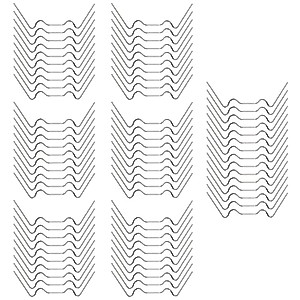 Greenhouse W Wire Clips Stainless Steel Greenhouse Glass Pane Nails Glass Fixing Clips,Greenhouse Fixing Clip Accessories Silver 75pcs.